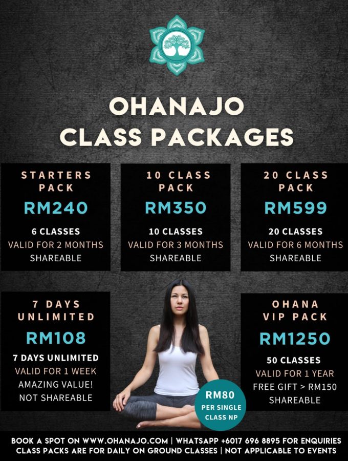 Class Schedule – OhanaJo